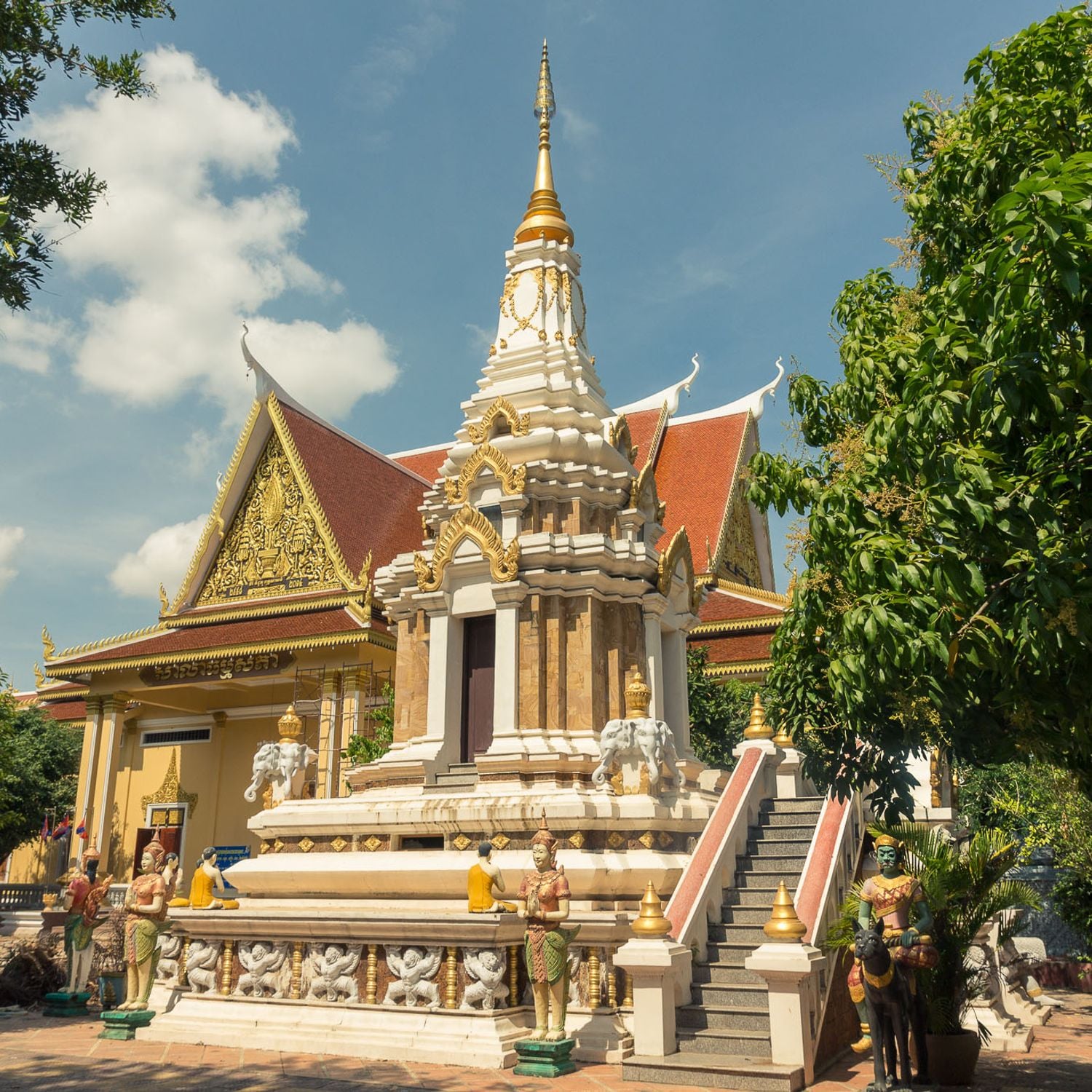 Wat Botum - Boeddhistische tempel in centraal Phnom Penh, Cambodja