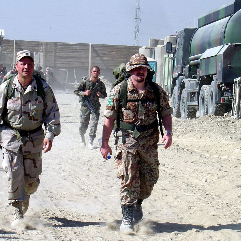 Camp Warehouse - Military base in Kabul, Afghanistan
