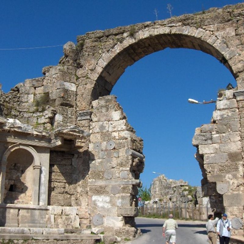 Sidé - Quartier antique à Manavgat, Turquie