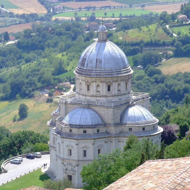 Templo de Santa María de la Consolación - Iglesia renacentista en Todi ...