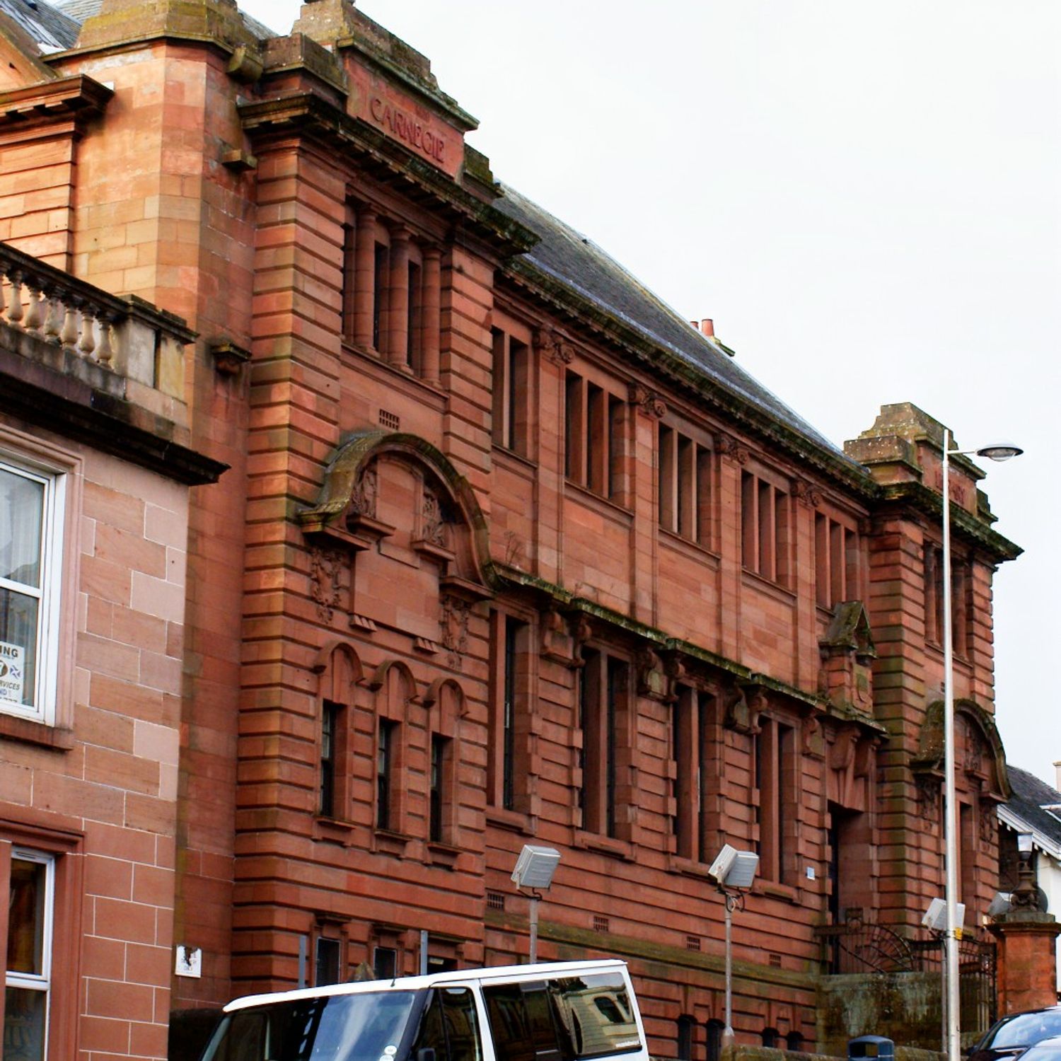 Coatbridge Library - Carnegie public library in Coatbridge, Scotland