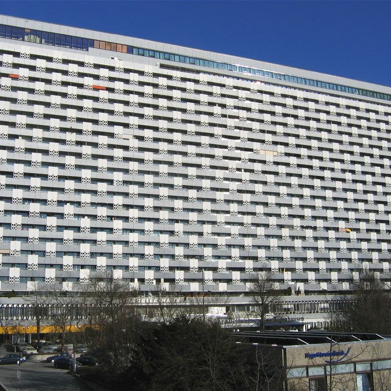Arabella Hochhaus - Office and hotel tower in Arabellapark, Munich, Germany