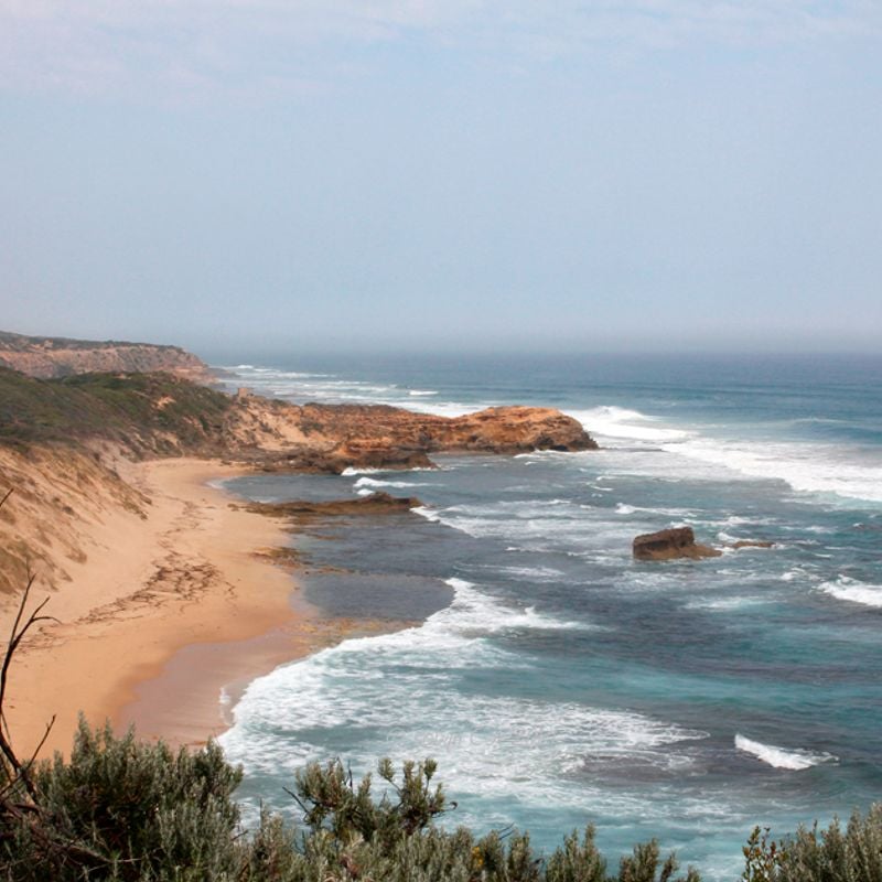 Cheviot Beach - Playa costera en el Parque Nacional Point Nepean, Australia