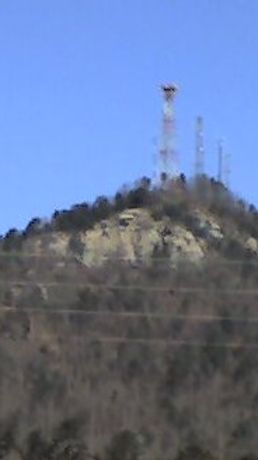 Currahee Mountain - Quartz monzonite dome in Georgia, USA
