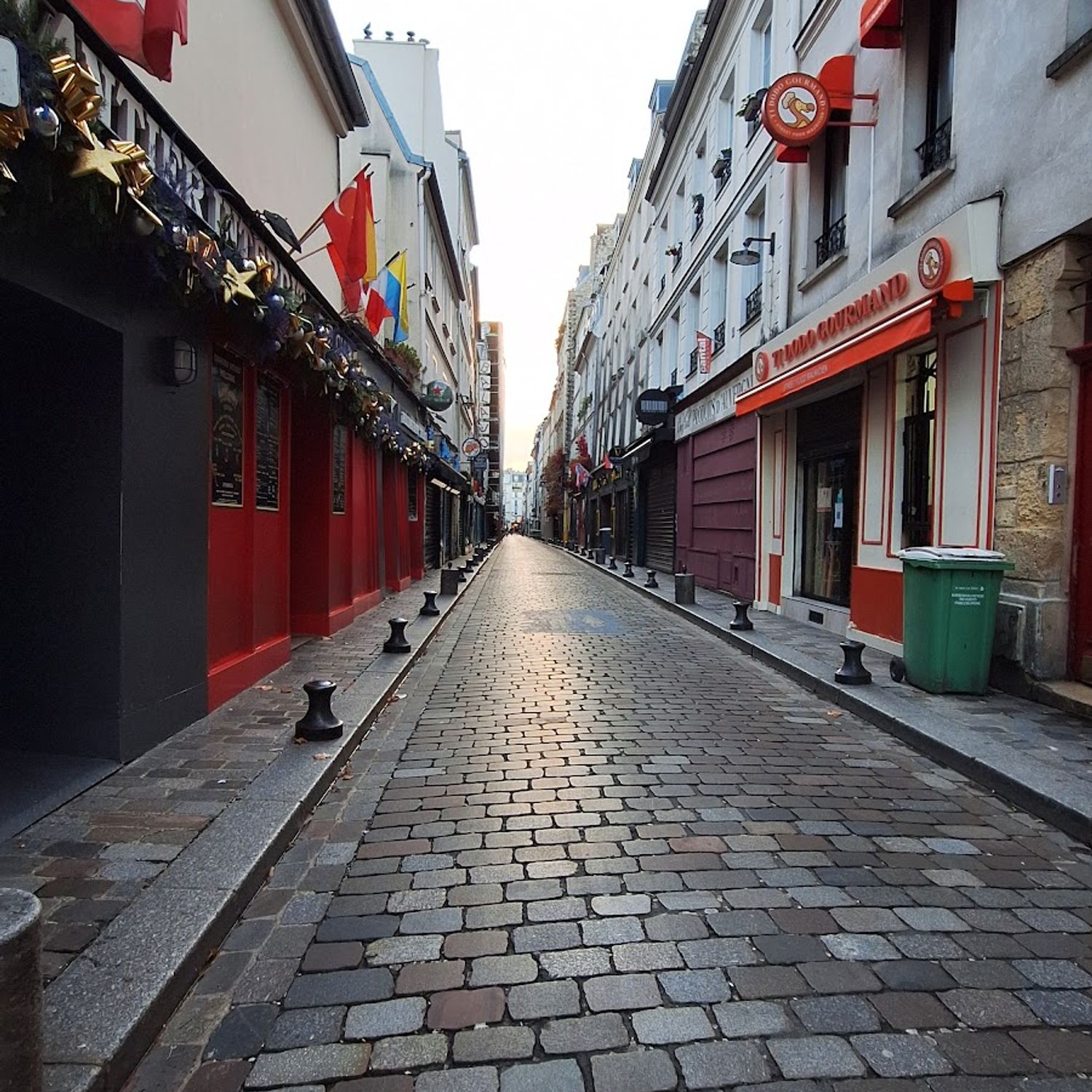 Rue de Lappe - Rue piétonne dans le quartier de la Bastille, Paris, France