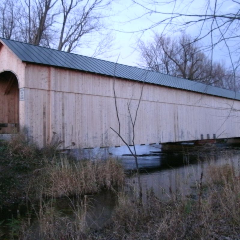 Cedar Swamp Covered Bridge - Puente cubierto en Salisbury, Estados Unidos